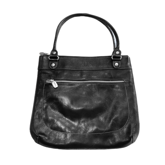 Prune | Bags | New Prune Black Bovine Real Leather Tote Women Bag ...